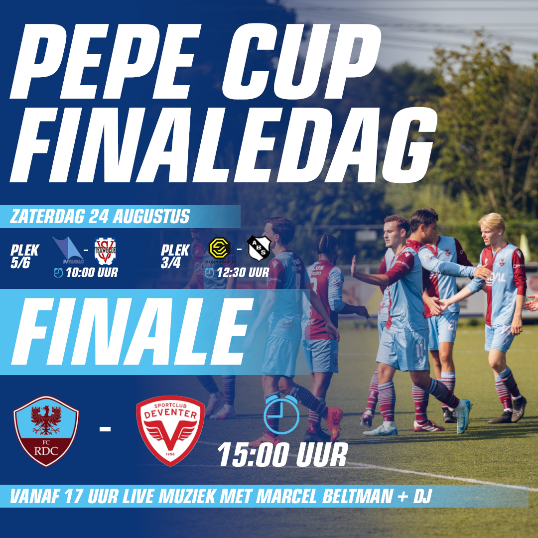 Finaledagen Pepe Cup en iClean Toernooi dit weekend - Deventer Voetbal